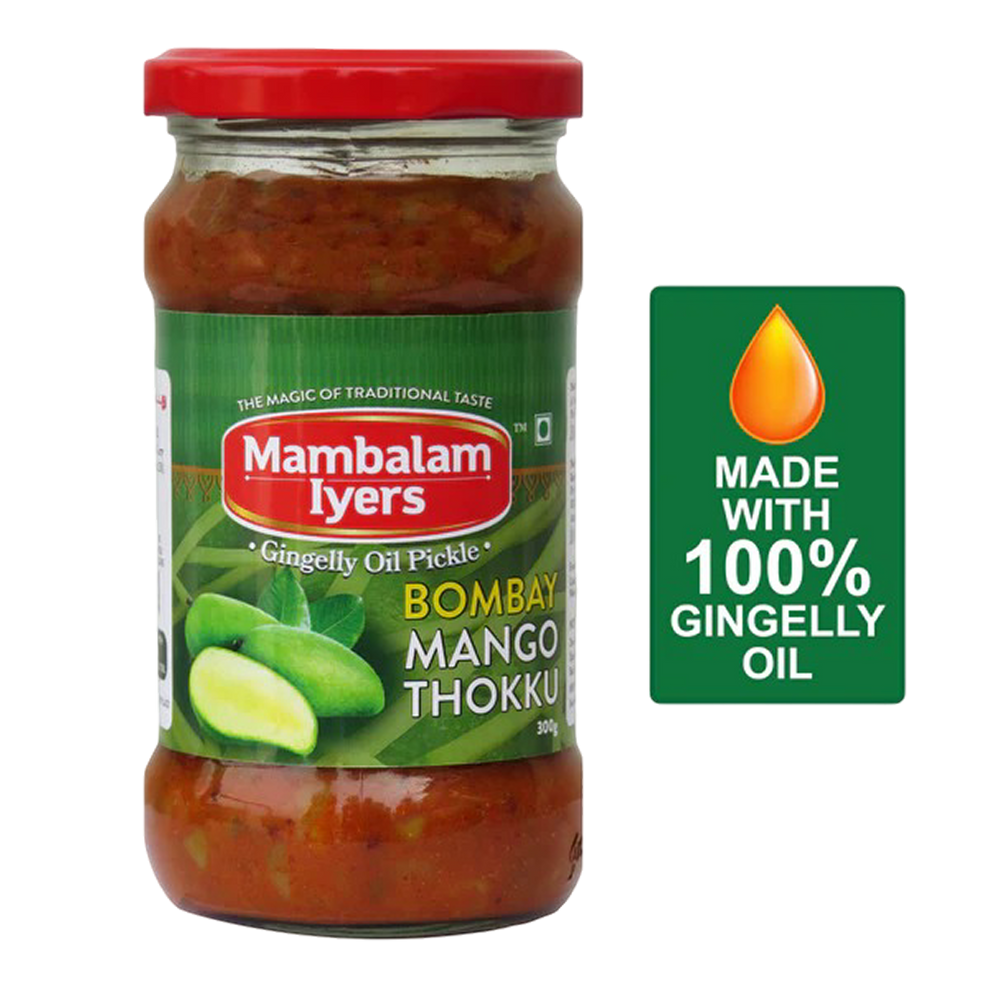 Mambalam Iyers - Bombay Mango Thokku - 300g Glass Bottle – Mambalam ...
