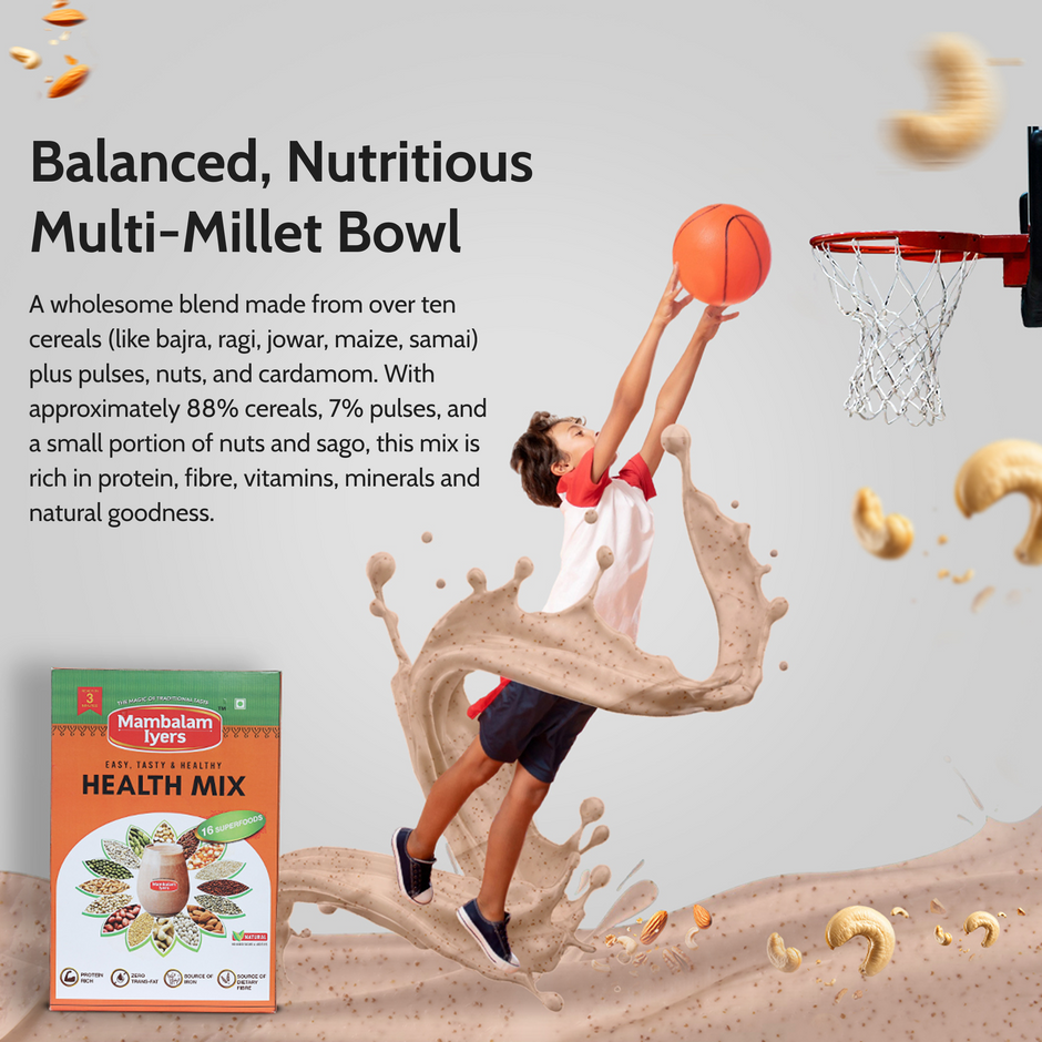 Traditional Health Mixes for a Balanced Diet – Mambalam Iyers Food Products