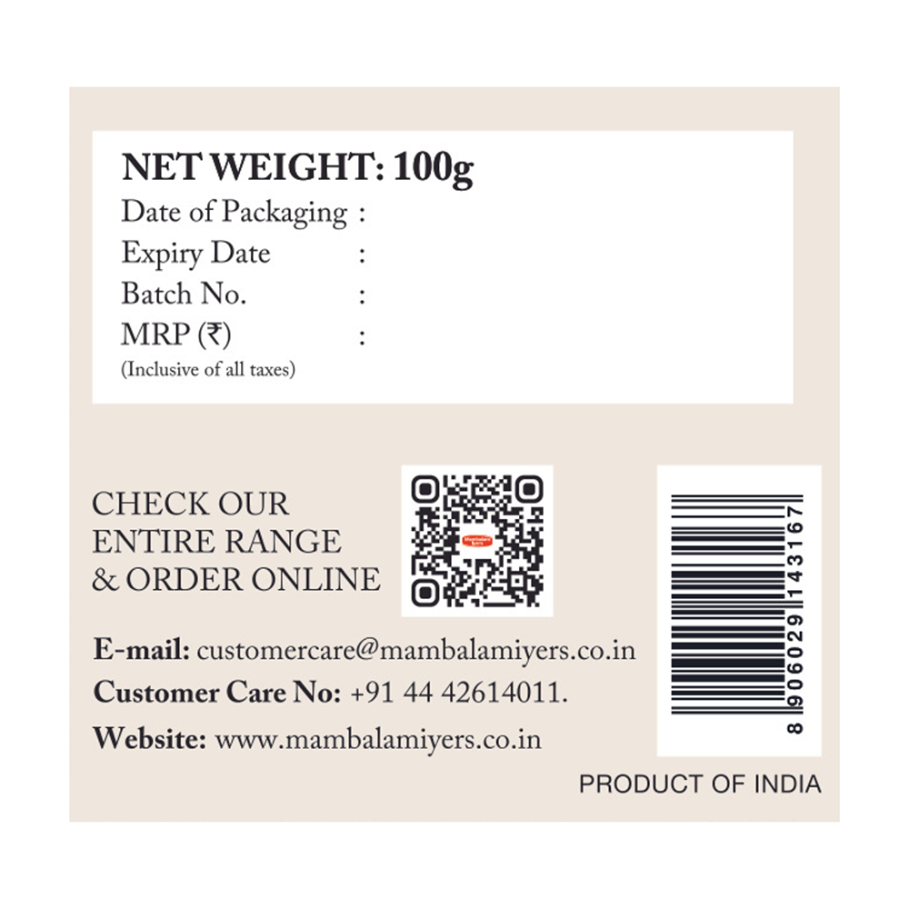 Mambalam Iyers - Idli Chilli Powder - 100g Pouch | Idly Milagai Podi ...