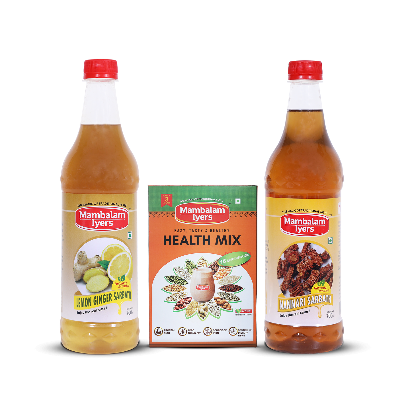 Mambalam Iyers - Healthy Combo Pack | Sarbath and Health Mix combo ...